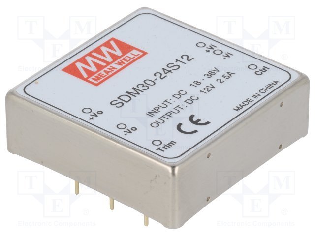 MW-SDM30-24S12 24VDC KONVERTOR
